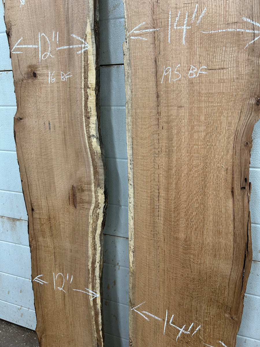 Red Oak River Table Set 89” – Wood Walker Customs