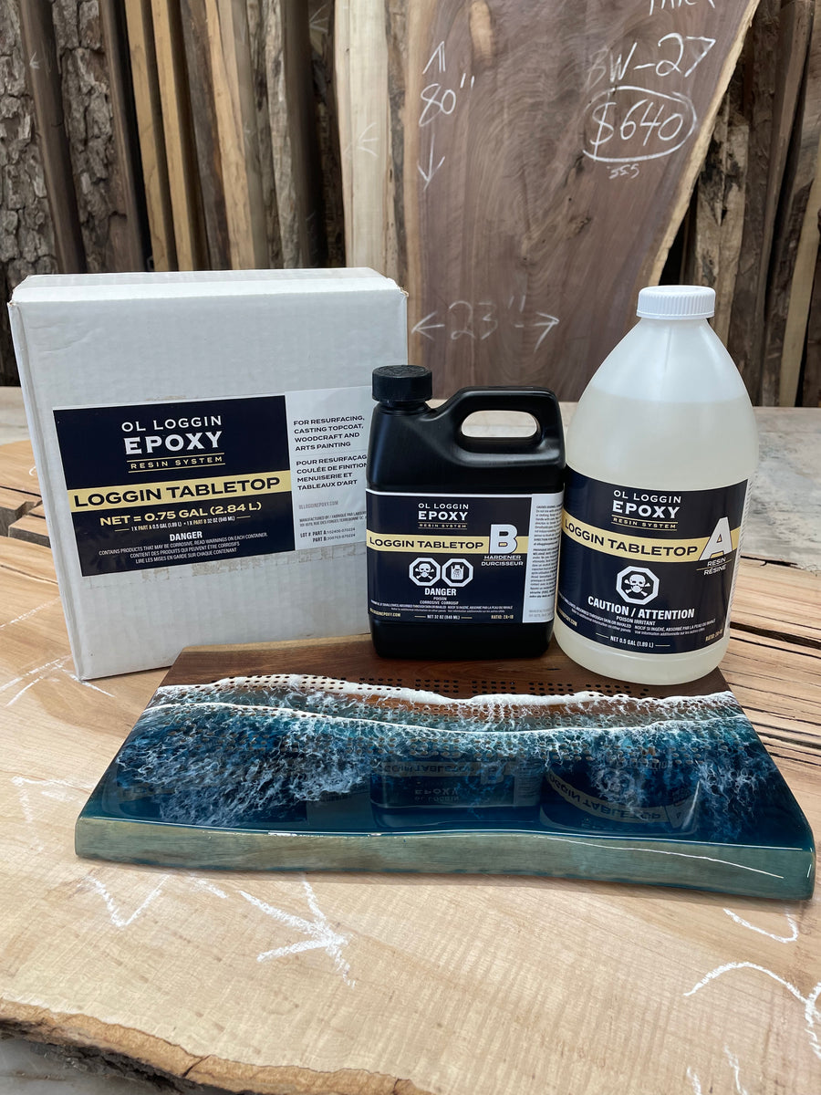 Ol Loggin TableTop Epoxy Resin Kit – Wood Walker Customs